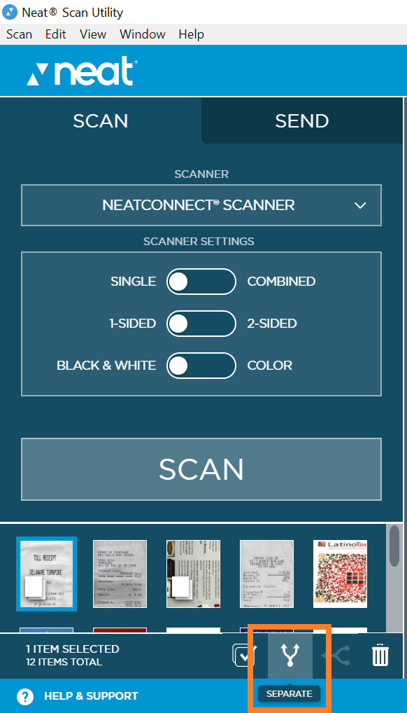 Neat Scan Utility - Combine or Separate Items After Scanning - Neat ...