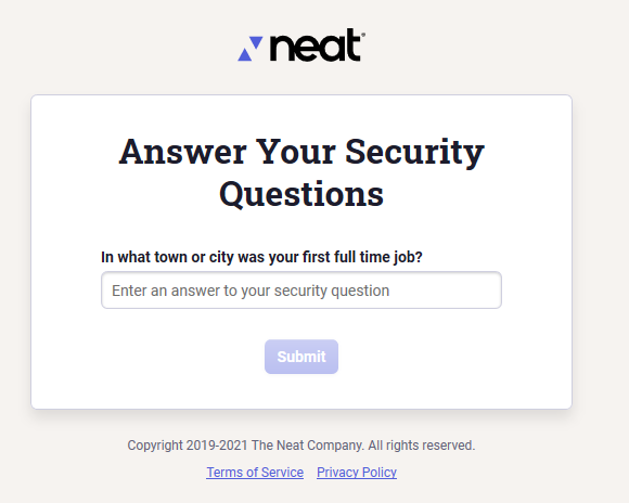 Login Issues / Locked Account - Reset your Password - Neat HelpCenter