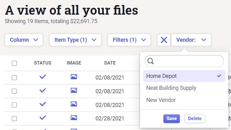 Items & Item Management in Neat - Neat HelpCenter