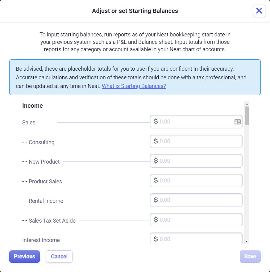 Adjustments in Neat - Neat HelpCenter