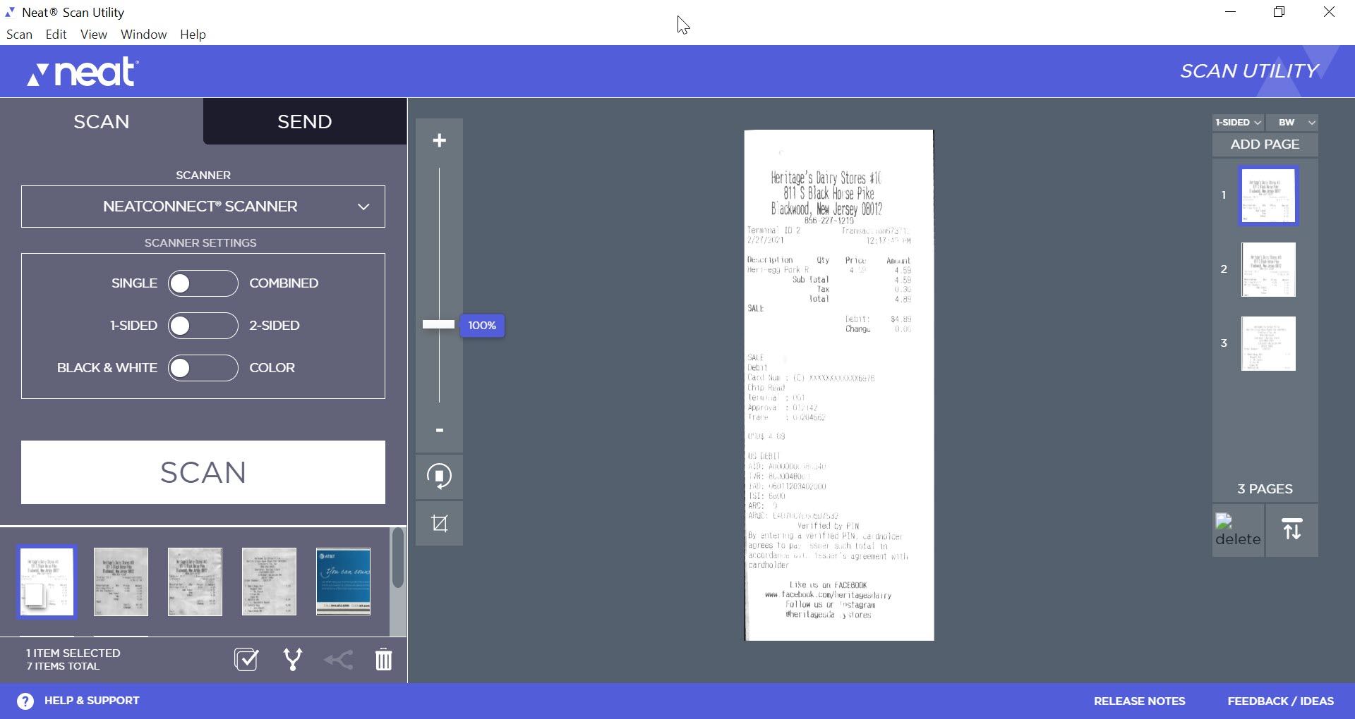 Neat Scan Utility - Combine or Separate Items After Scanning - Neat ...