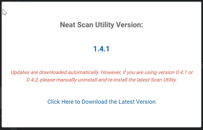 Neat Scan Utility FAQ - Neat HelpCenter