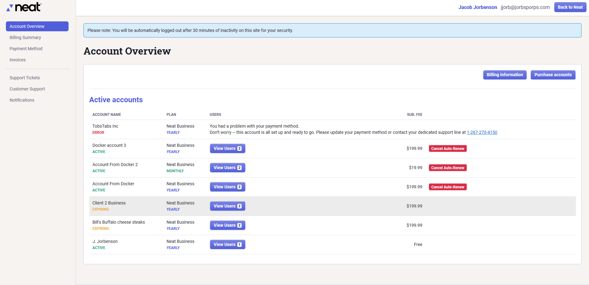 Billing Partner Portal - Neat HelpCenter