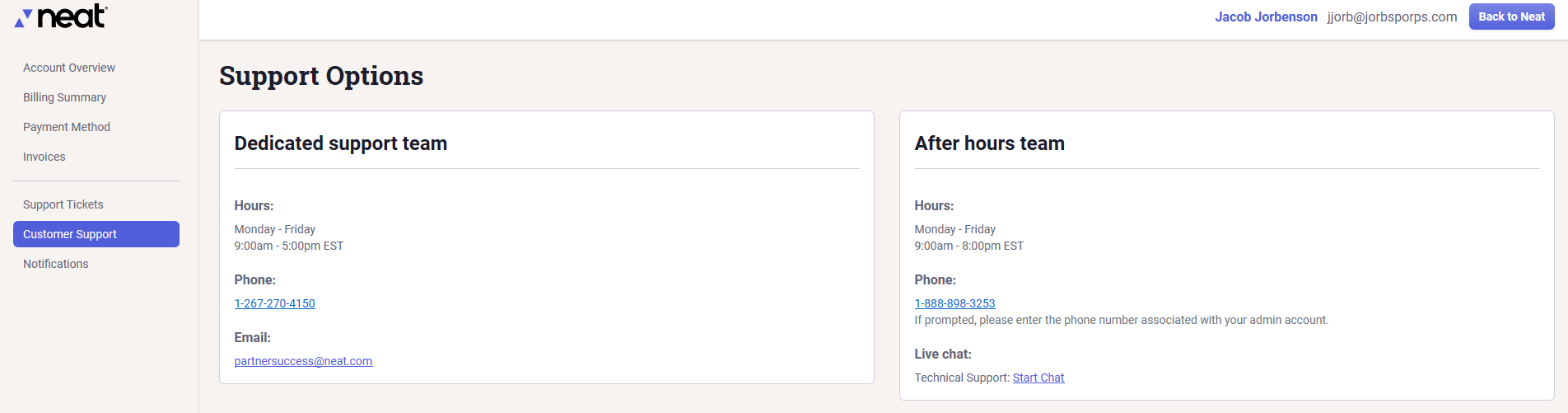 Billing Partner Portal - Neat HelpCenter