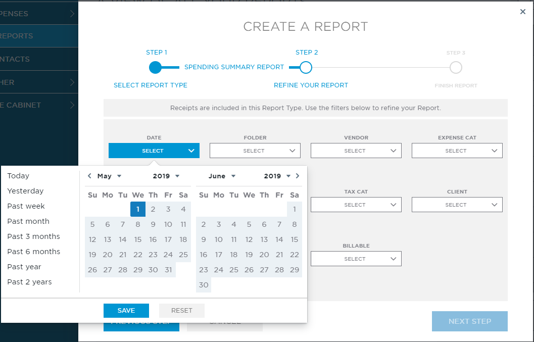 Classic Reporting in Neat - Neat HelpCenter