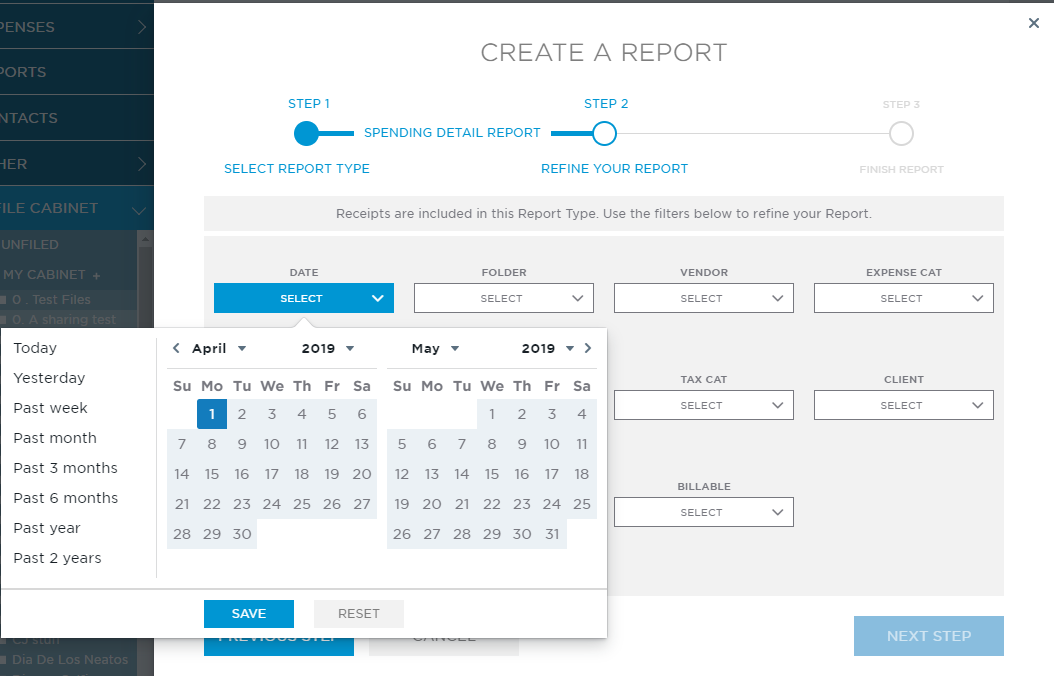 Classic Reporting in Neat - Neat HelpCenter